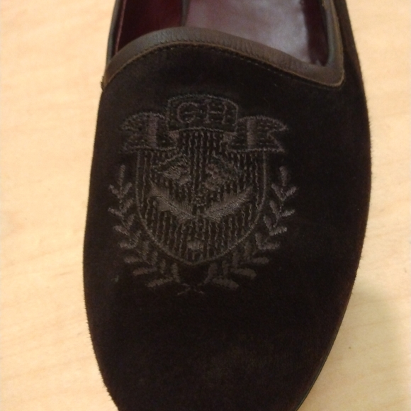 Cole Haan | Shoes | Rare Cole Haan Crest Symbol Suede Loafers | Poshmark